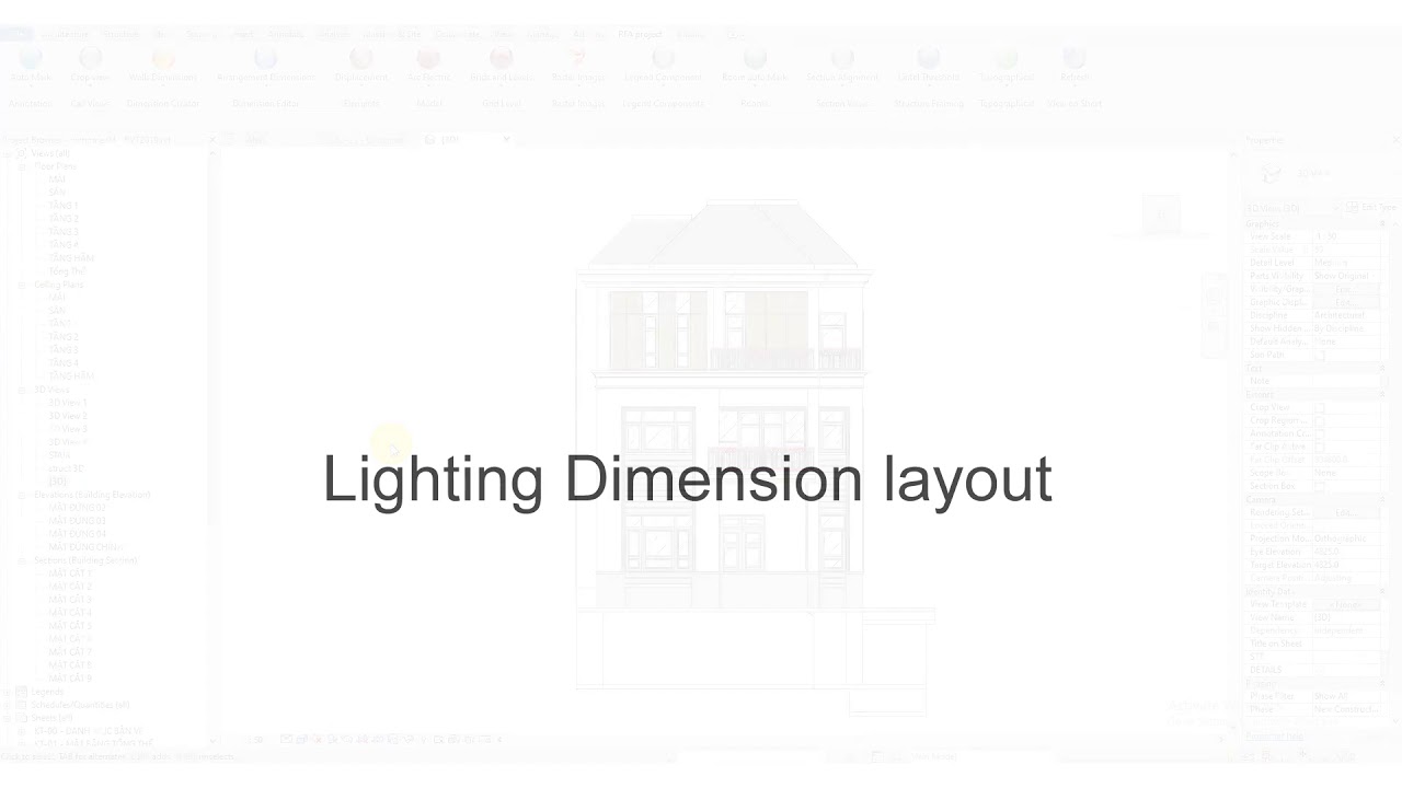 Revit lighting layout - Design lighting layout by distributor available ...