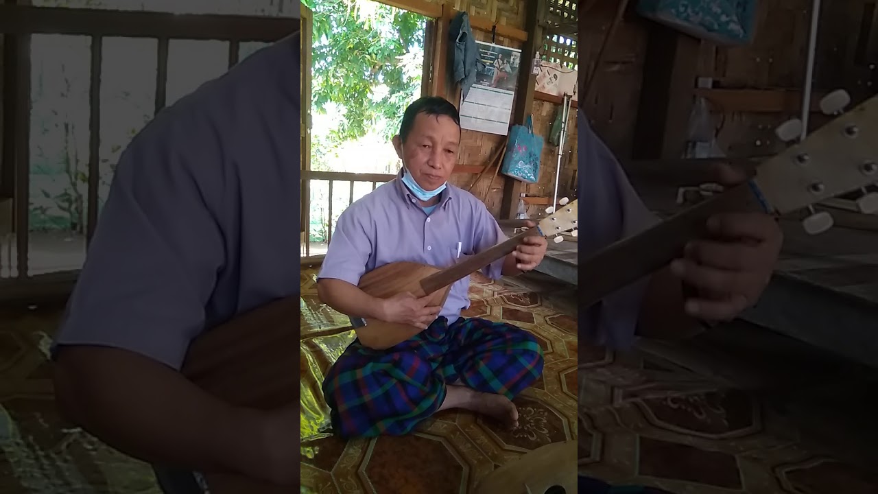 Kachin Traditional Handmade Instrument playing by Rev. Jumhpawk Ze ...
