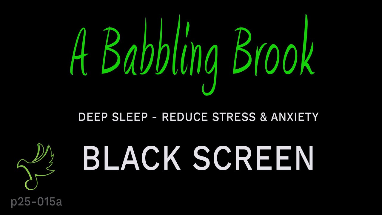 Babbling Brook for ASMR Deep Sleep. Chase Away Tinnitus and Insomnia - YouTube
