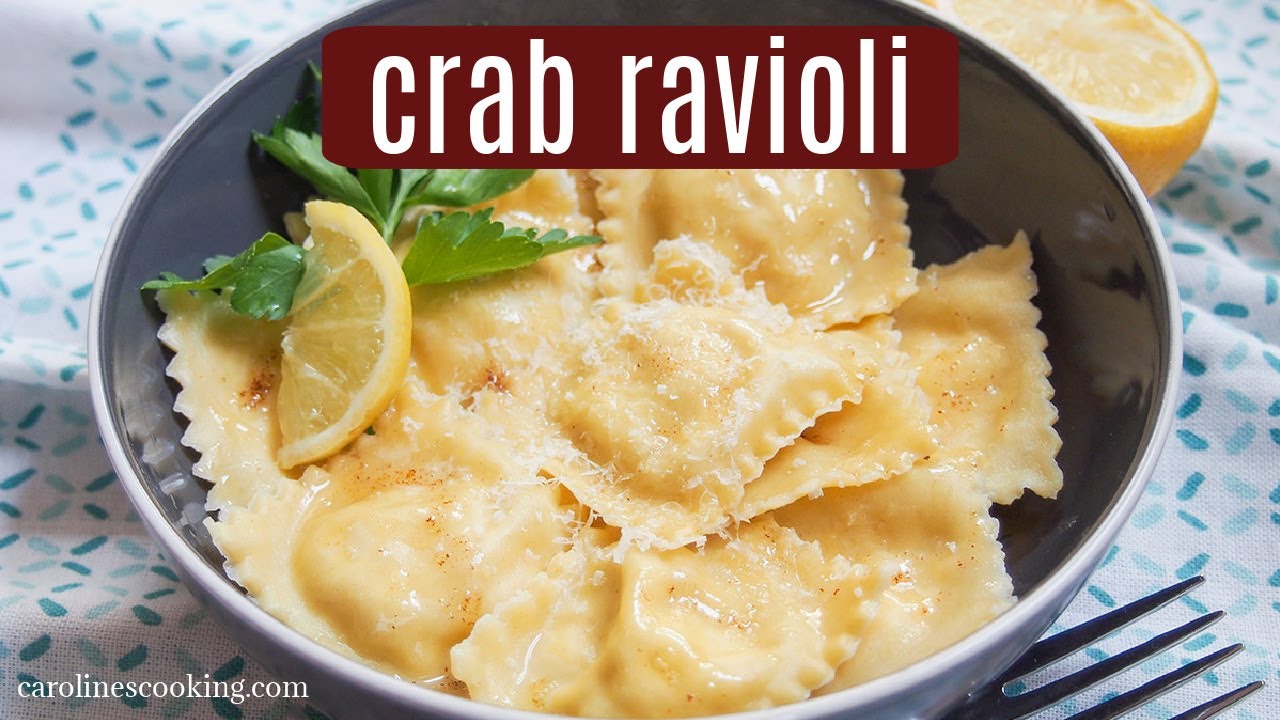 Crab ravioli - YouTube