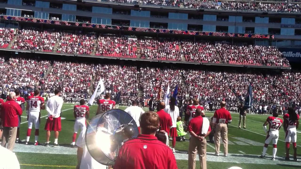 Fran Rogers national anthem 9/16/12 - YouTube