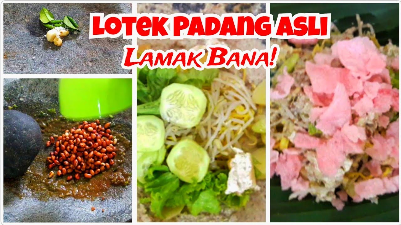 RESEP LOTEK PADANG ASLI DARI PENJUAL || CARA MEMBUAT LOTEK PADANG ASLI ...
