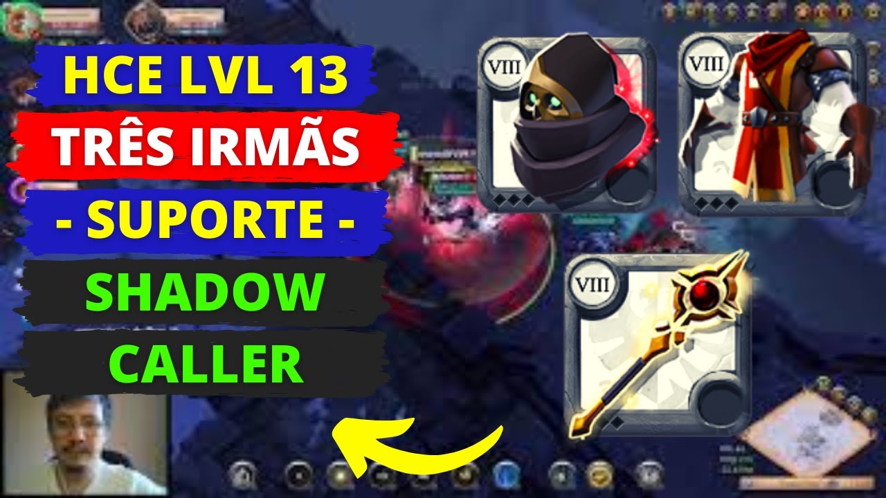 HCE LVL 13 - TRÊS IRMÃS - SUPORTE - SHADOW CALLER | Albion Online - YouTube