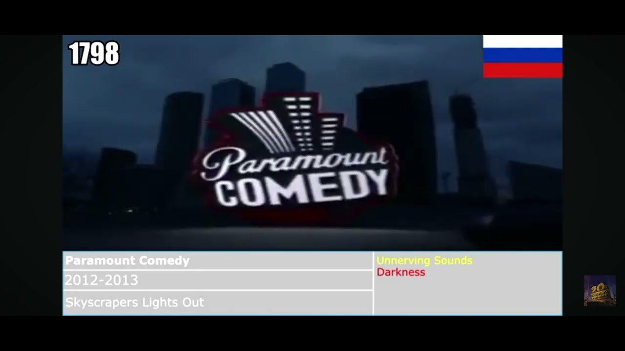 Paramount Comedy Skycrapers lights out - YouTube