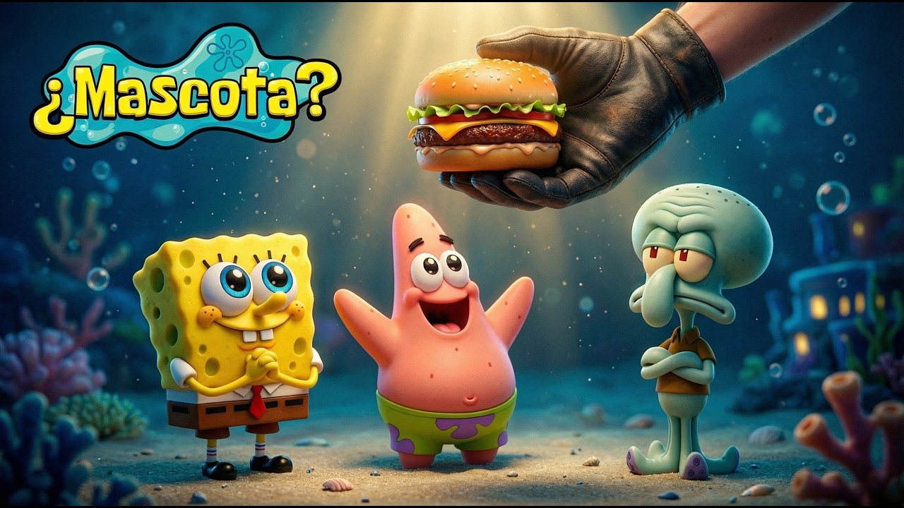 En la vida real tengo un Bob Esponja, Patricio y un Calamardo como ...