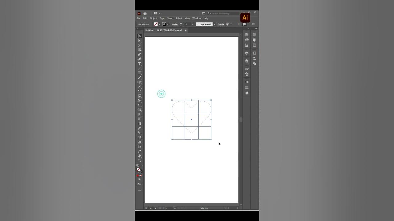 Adobe Illustrator Quick Tutorial #adobe #illustrator #shorts - YouTube
