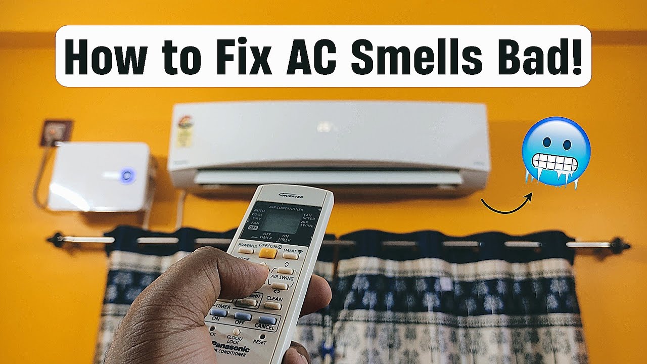 How to Fix AC Smells Bad! - YouTube