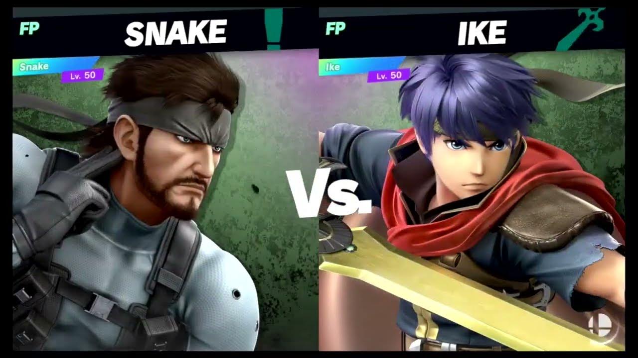 Super Smash Bros Ultimate Amiibo Fights – Snake vs the World #32 Snake vs Ike - YouTube