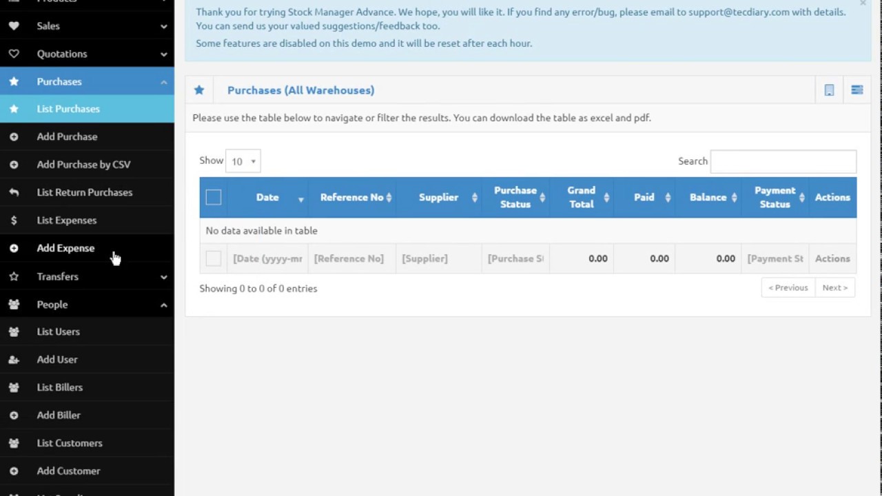 Stock Manager Advance with Point of Sale Module - YouTube