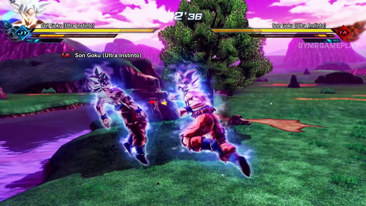 Dragon Ball Xenoverse 2 Goku UI vs Goku UI - YouTube