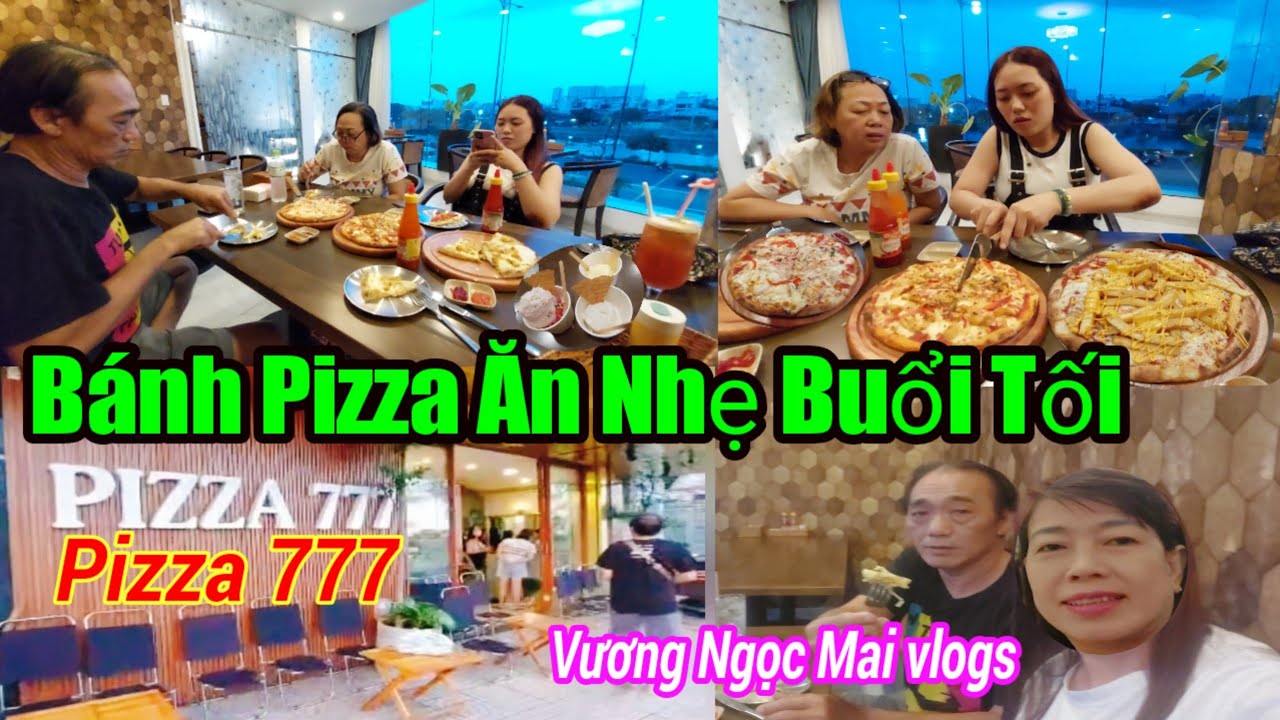 #BánhPizzaănnhẹbuổitối #Pizza 777 #vuongngocmai vlogs - YouTube