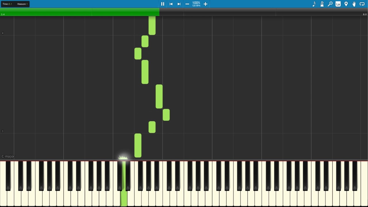 Song of Time - Ocarina of Time - Synthesia Piano Tutorial - YouTube