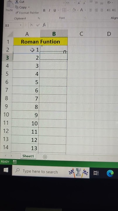 How to write Roman Numbers in MS EXCEL #excel #msexcel - YouTube
