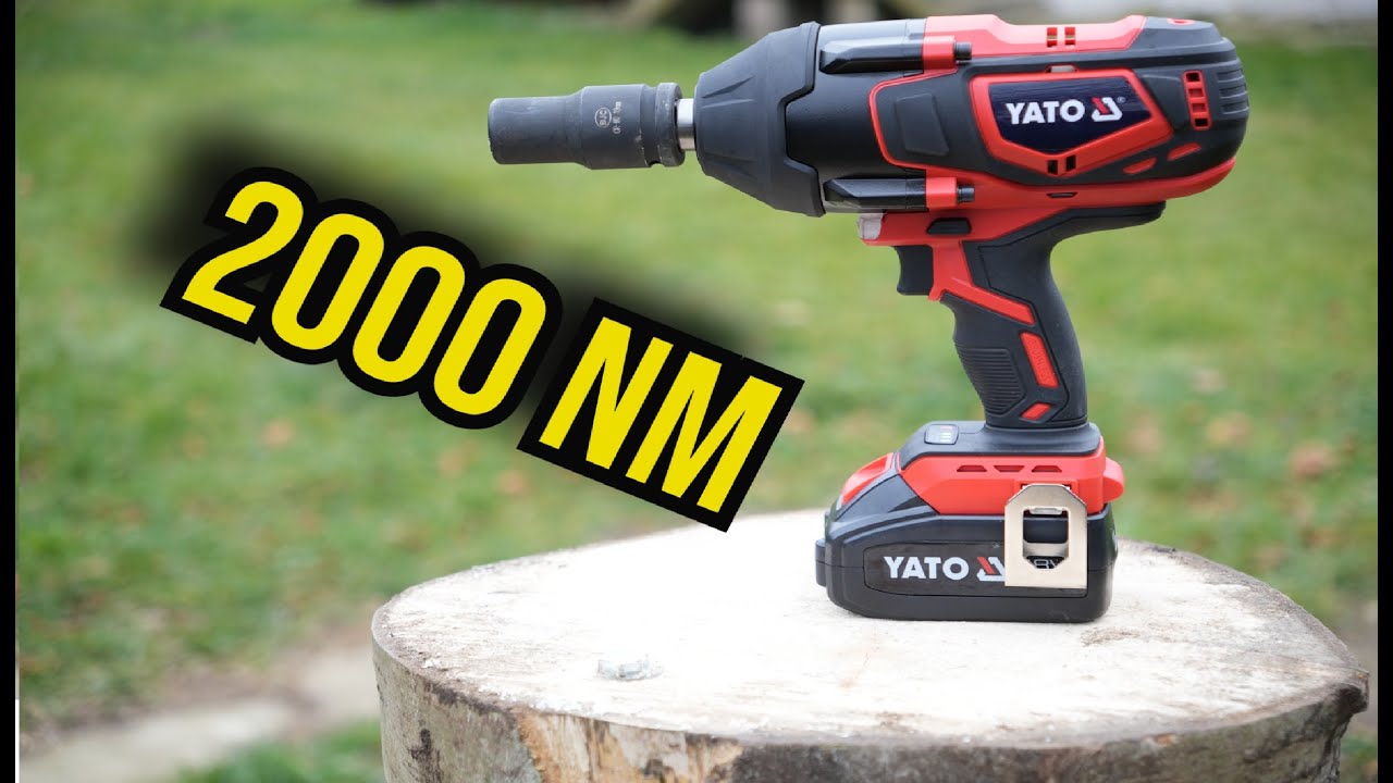 Akumulatorowy klucz udarowy YATO YT-828075 - YouTube