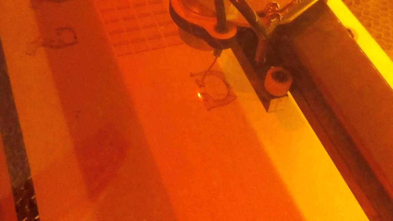 CO2 Laser Cutter with TinyG CNC Controller 2 - YouTube