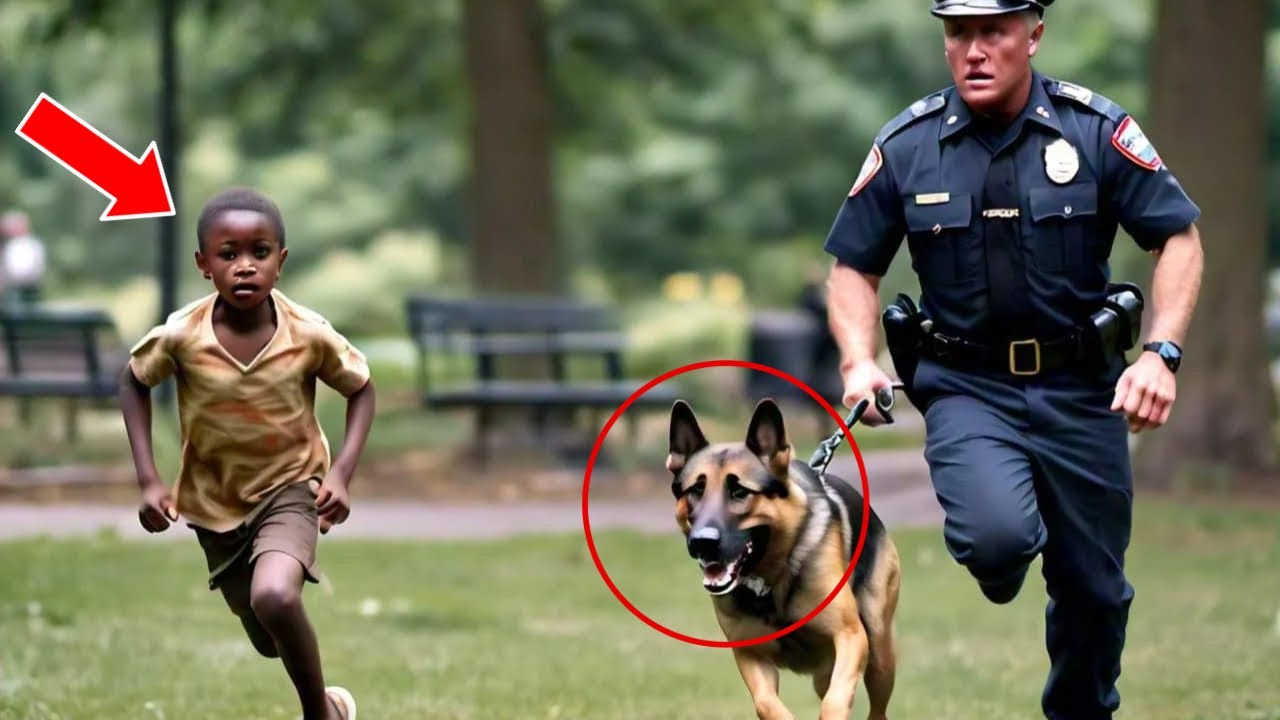 Cop Orders Dog to Bite Black Boy in Park-Didn't Realize the Boy's ...