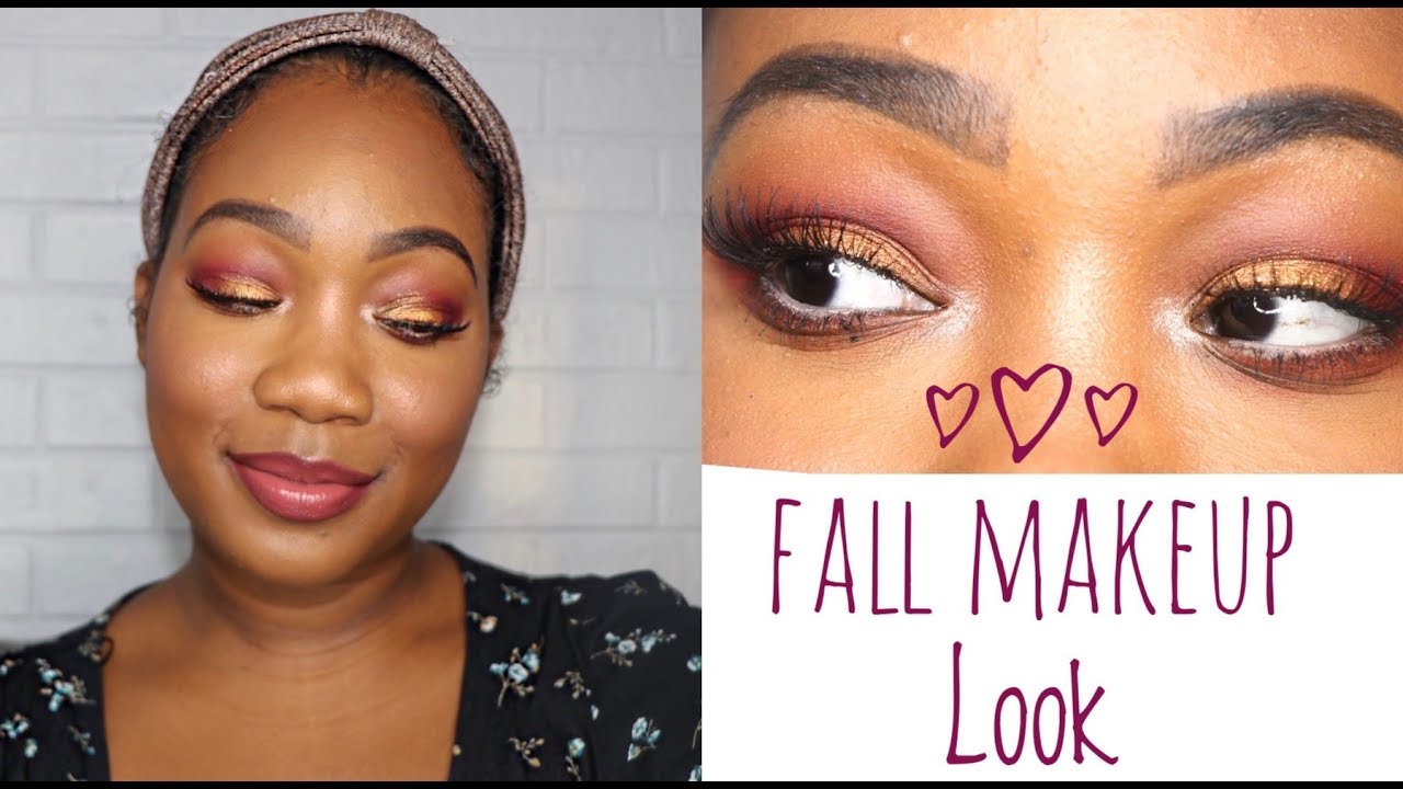 BEAUTIFUL FALL MAKEUP TUTORIAL 🍁🍂 - YouTube