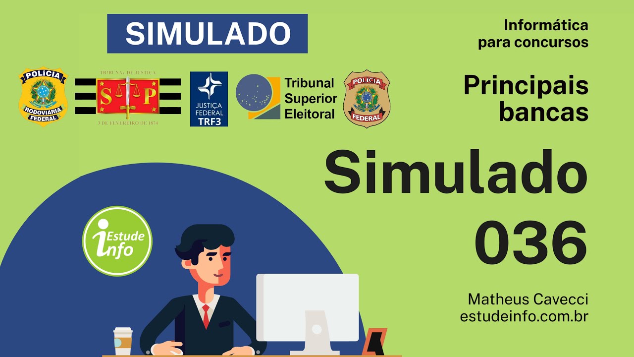 Informática para concursos - Revisão de informática - Simulado 36 - 11/05 - YouTube