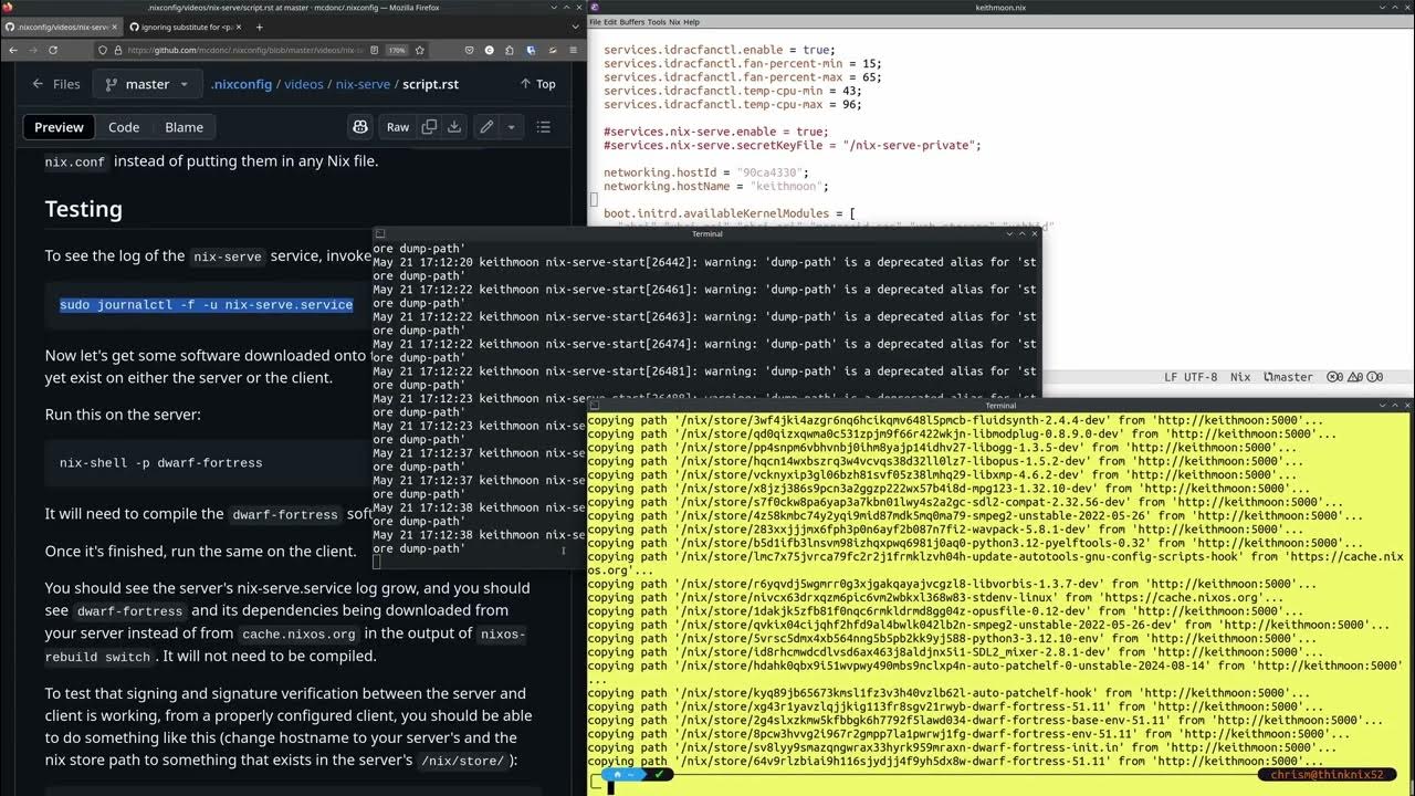 NixOS 101: Using nix-serve as a Local Binary Cache - YouTube