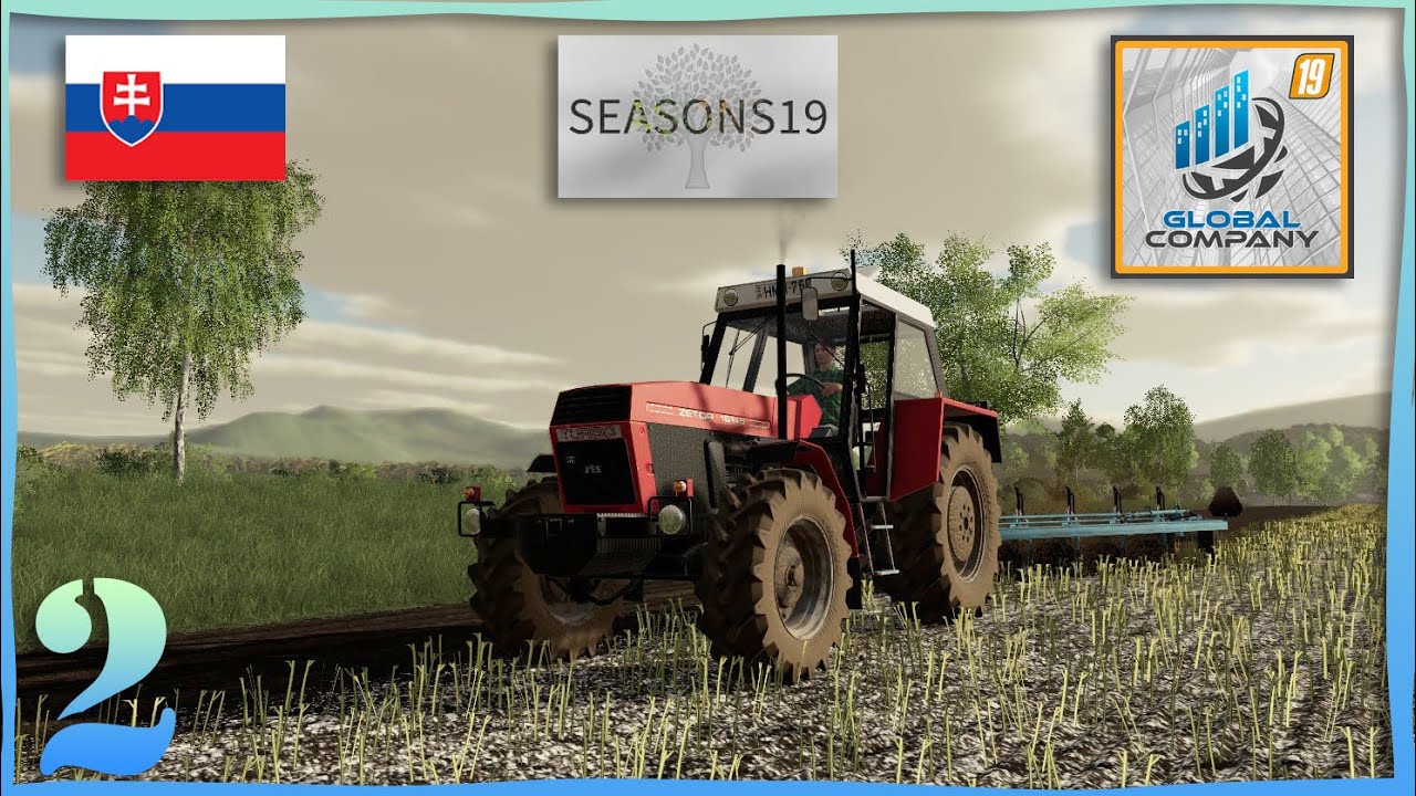 Slovenská vesnice #2 (FS19)| Seasons mod | Global Company | Timelapse ...
