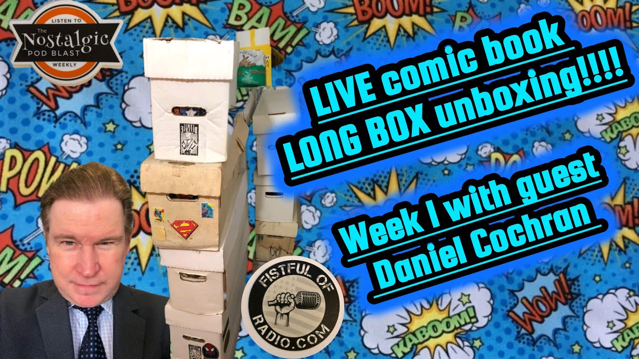 (1) LIVE Marvel & DC comic book collection LONG BOX UNBOXING! YOU ...