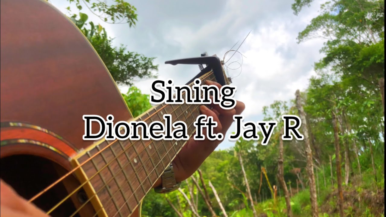 Sining - Dionela ft. Jay R (short fingerstyle guitar cover) - YouTube