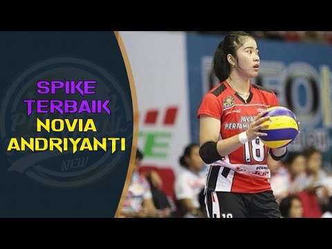 SPIKE TERBAIK NOVIA ANDRIYANTI | PROLIGA 2020 - YouTube