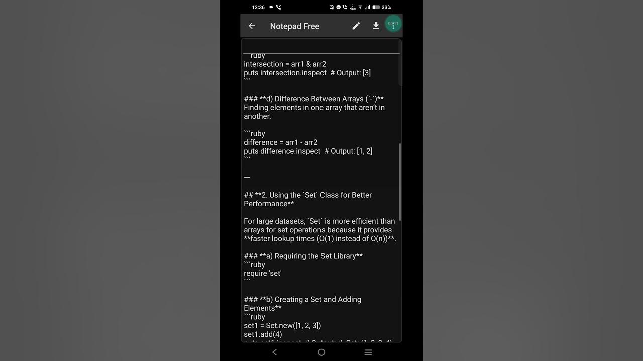 Ruby Arrays as Sets – Unique Elements, Unions, Intersections & Performance - YouTube