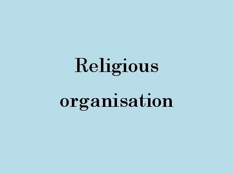 Religious organisation - YouTube