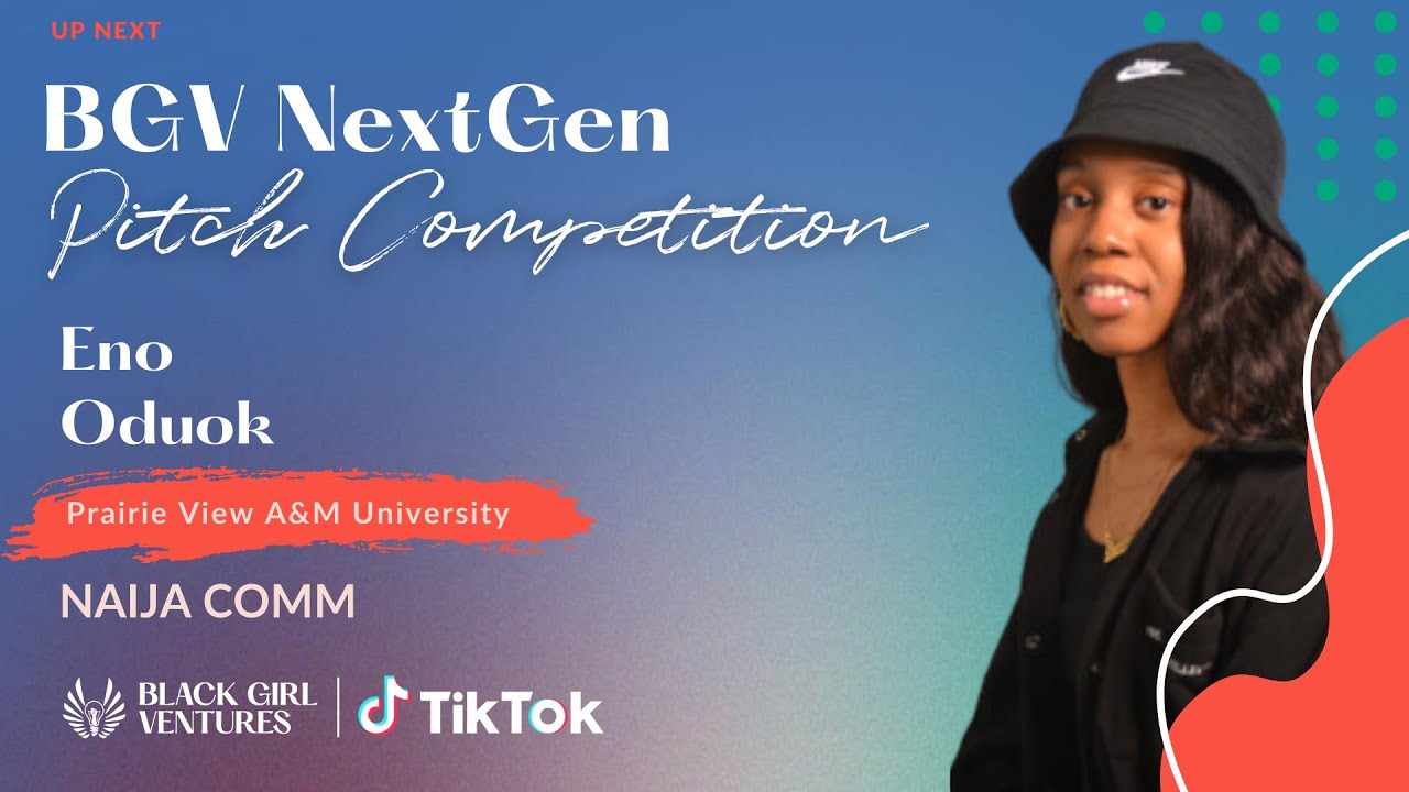 NextGen Fall Pitch Competition 2023 | Eno Oduok of Naija Comm - YouTube
