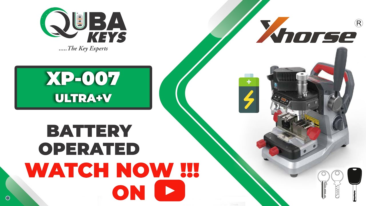 Xhorse Dolphin XP-007 | Ultra + V Key Cutting Machine | Battery ...