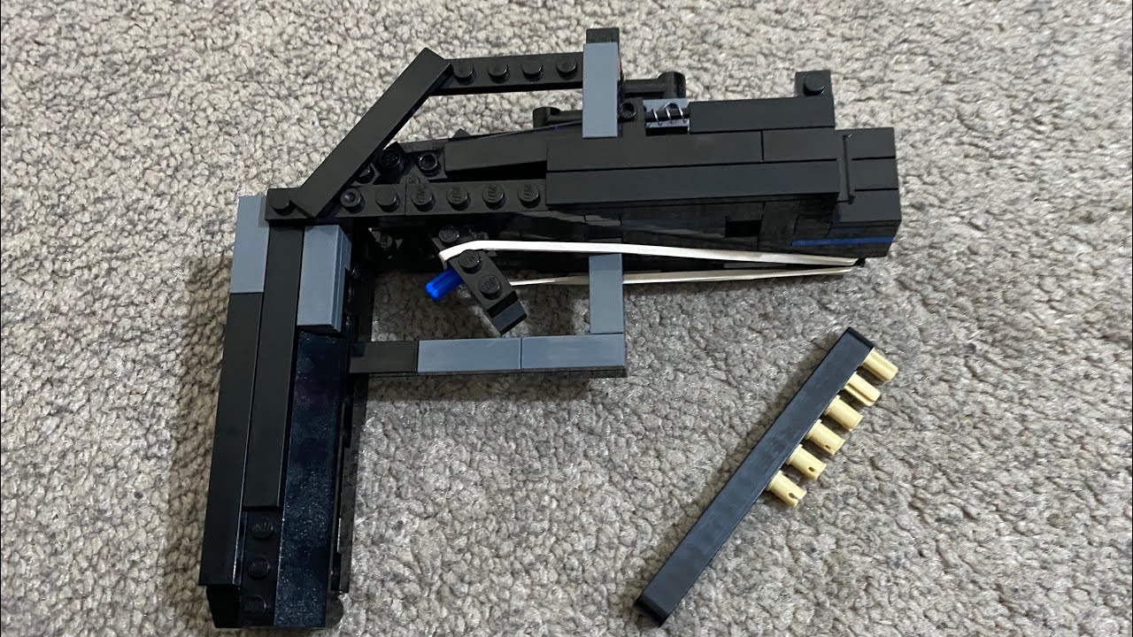 Lego Semi Auto Pistol V3 (Tutorial) + Instructions - YouTube