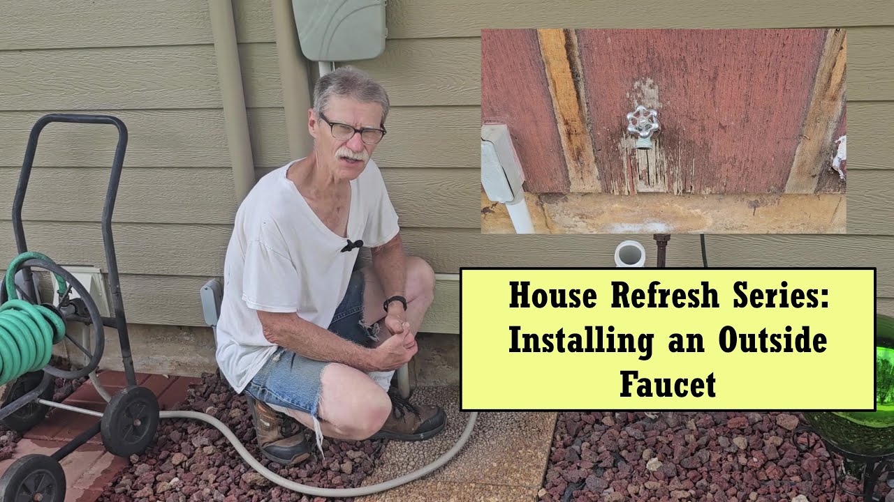 House Refresh Part 6: Replacing an Outside Faucet - YouTube