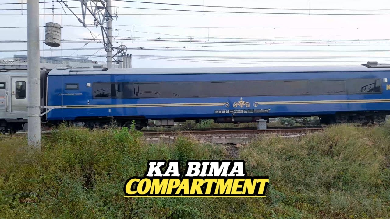 KA BIMA ada gerbong Compartment nya nih - YouTube