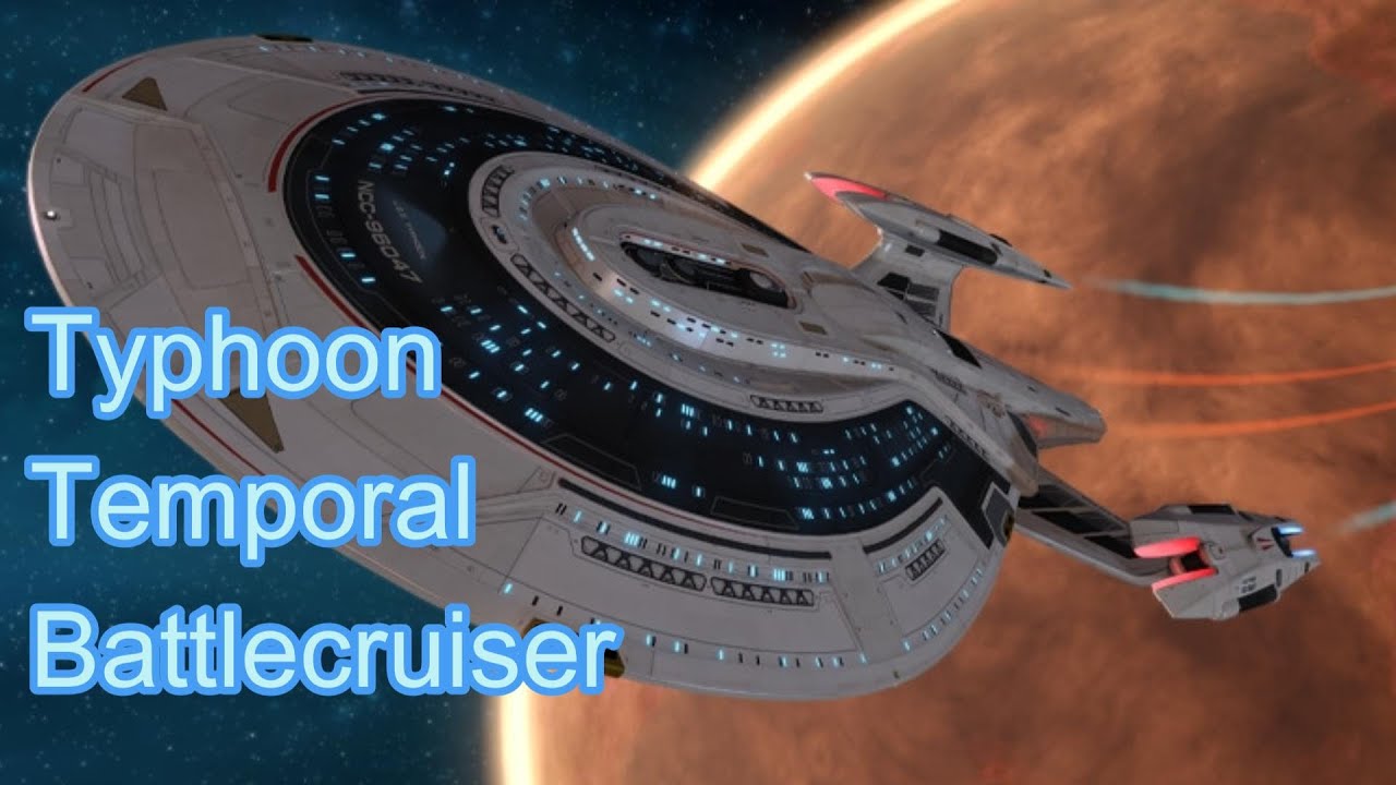 Star Trek Online. Typhoon Temporal Battlecruiser. Первый взгляд. - YouTube