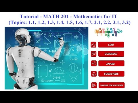 Tutorial - MATH201 - MATHEMATICS FOR IT - YouTube