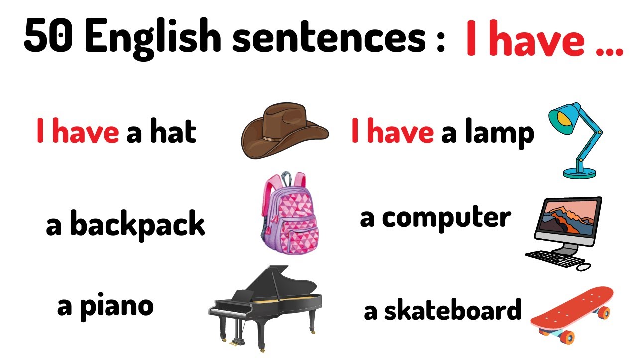 Boost Your English Fluency 50 Essential 'I Have' Sentences | listen and ...