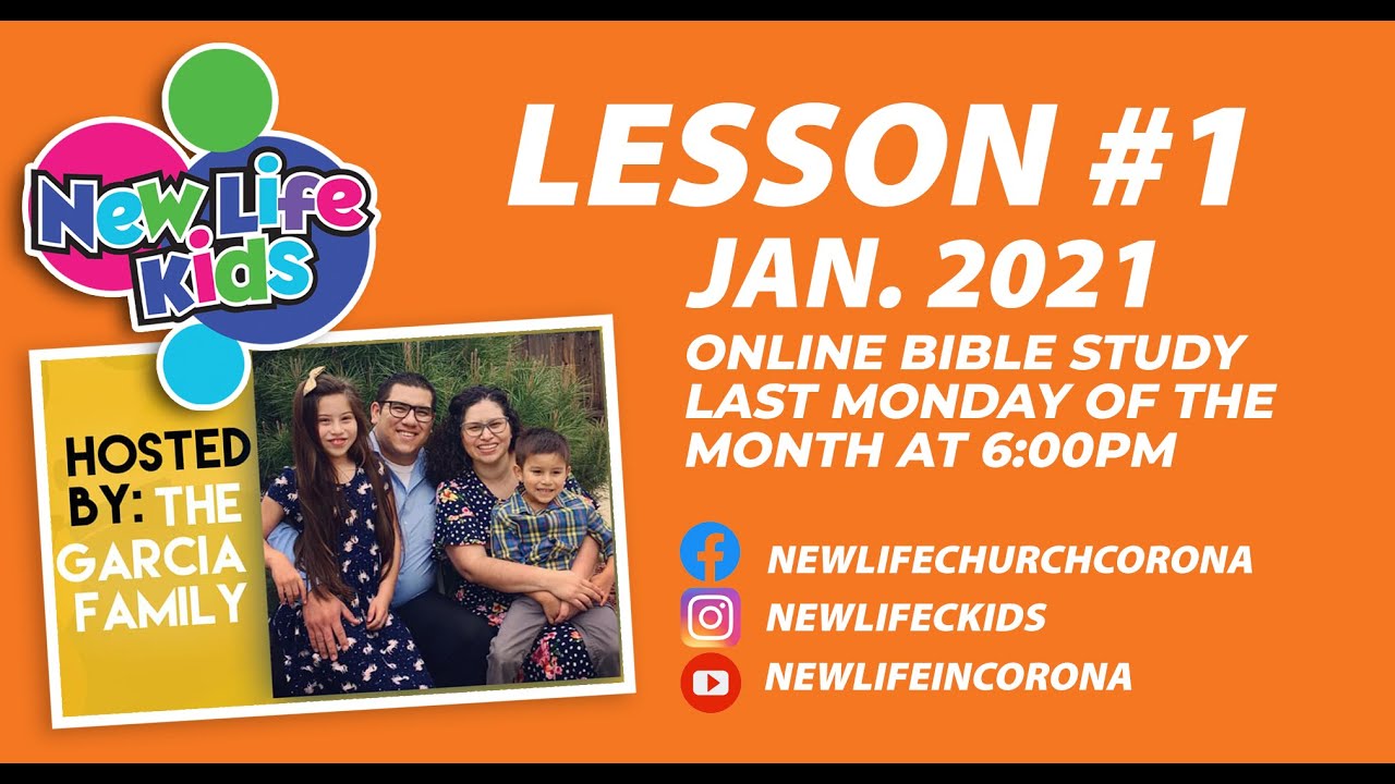 New Life Kids Bible Lesson Jan 25, 2021- Lesson 1 - YouTube