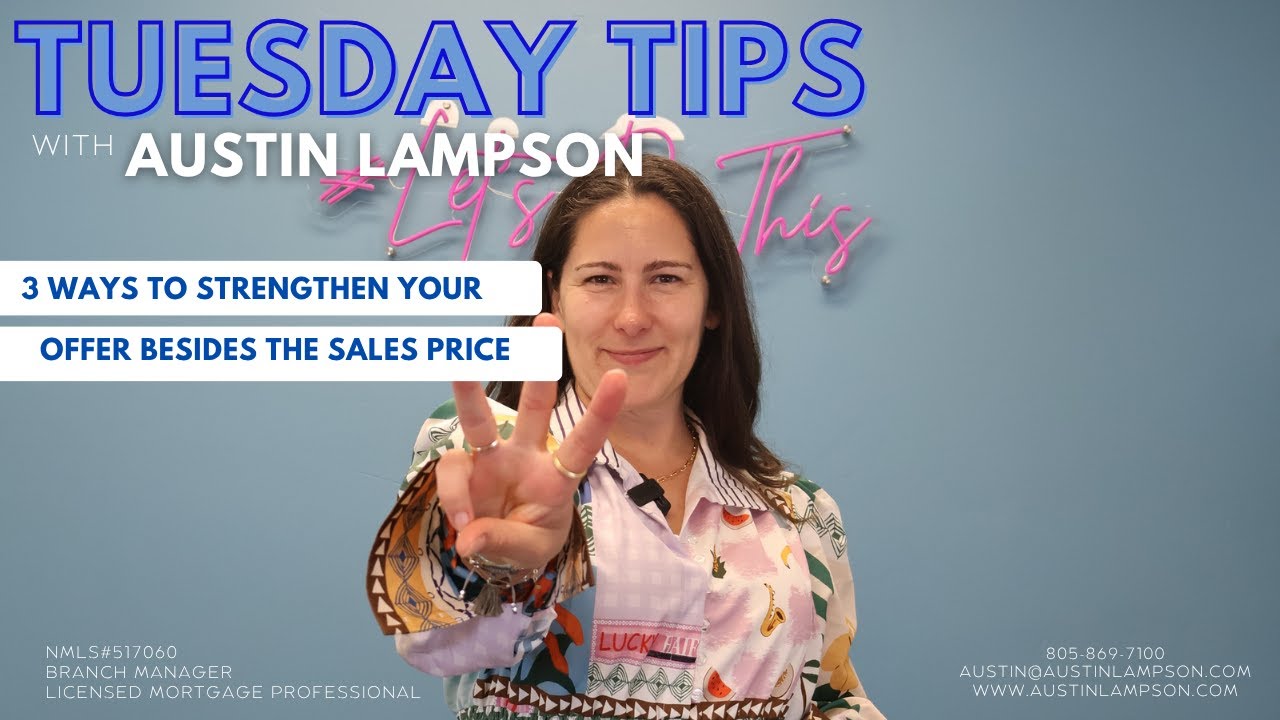 Tuesday Tips! 3 Things That Make A Strong Offer! - YouTube