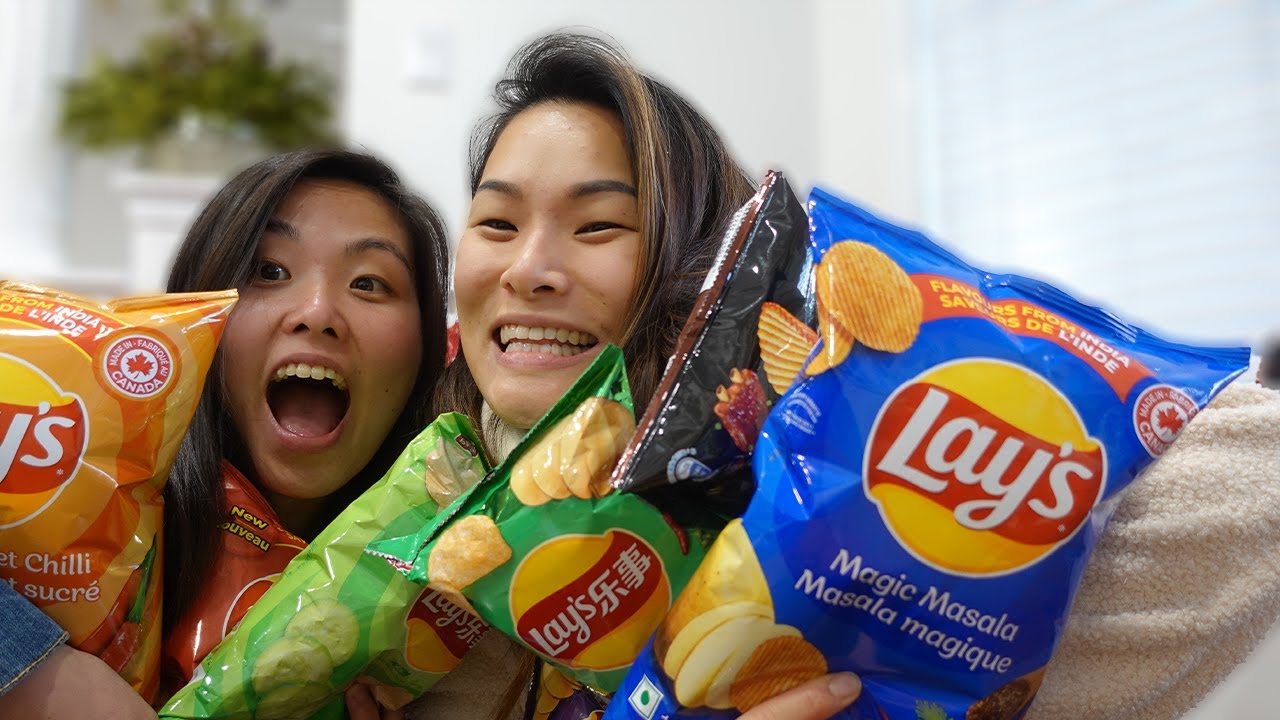 Trying CRAZY Lays Chips Flavours! - YouTube