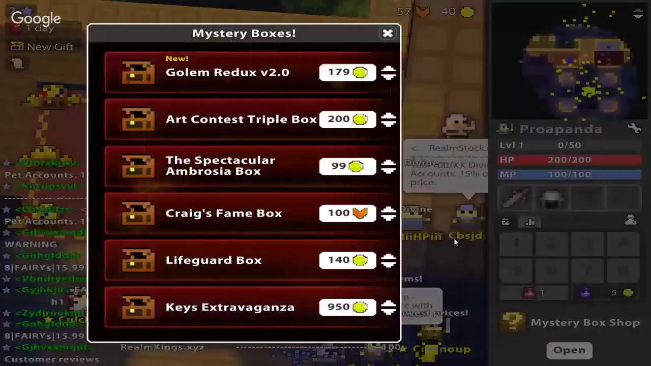 steam rotmg!!!!! new account! - YouTube