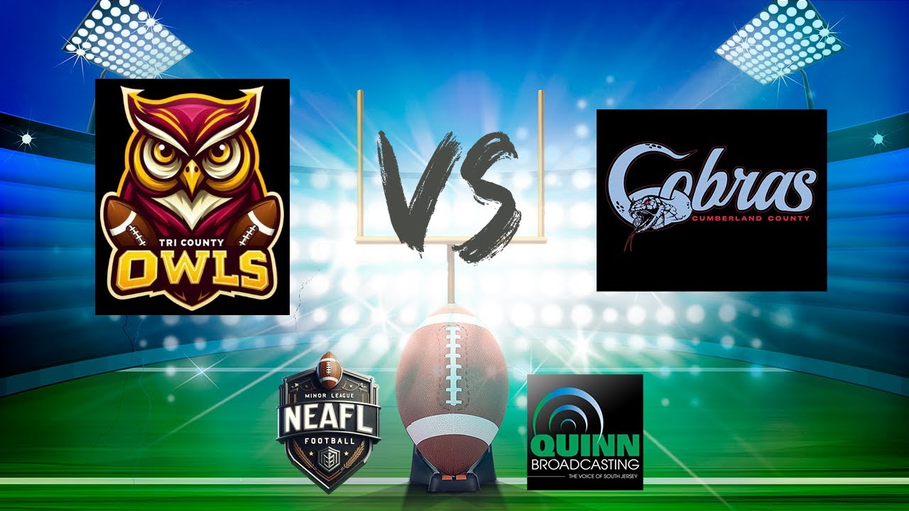 NEAFL Week 5: Tri County Owls vs. Cumberland County Cobras - YouTube