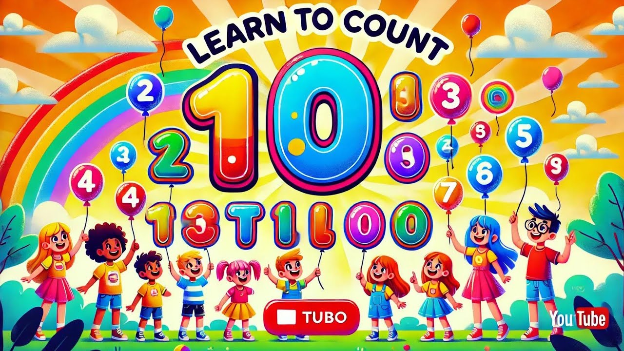 1 to 10 Counting Song for Kids | Learn Numbers with Fun | Mini ...