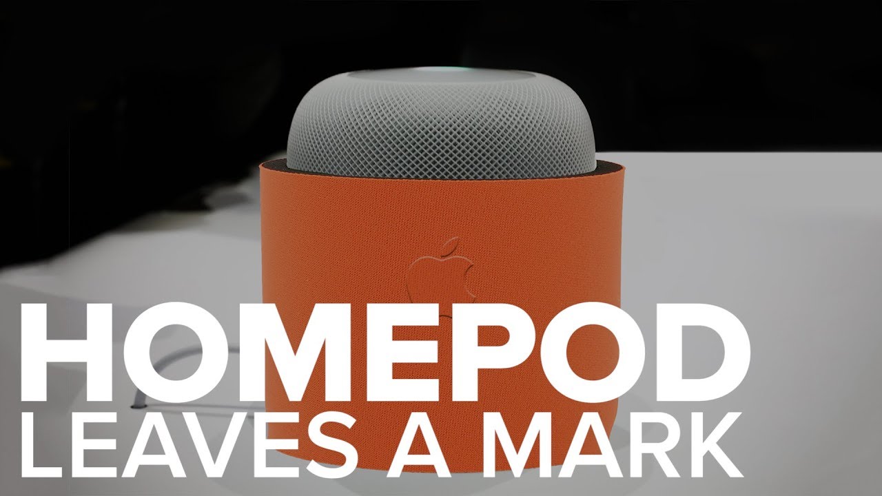 HomePod leaves a white ring on wooden surfaces (CNET News) - YouTube