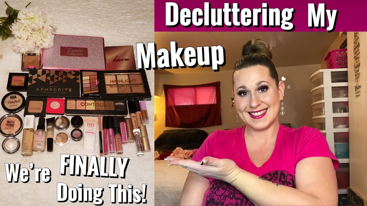 DECLUTTERING My Makeup | We’re FINALLY Doing This! | Part 1 | The ...