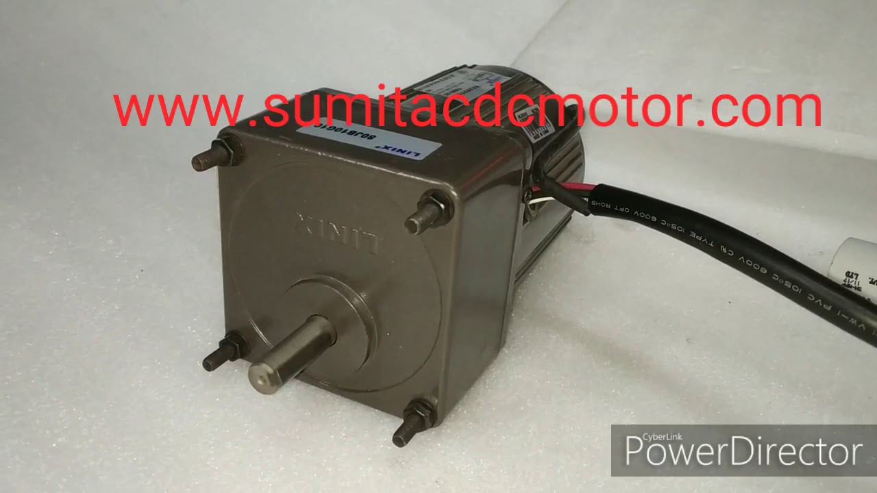 Ac Small Gear Motor speed control possible - YouTube