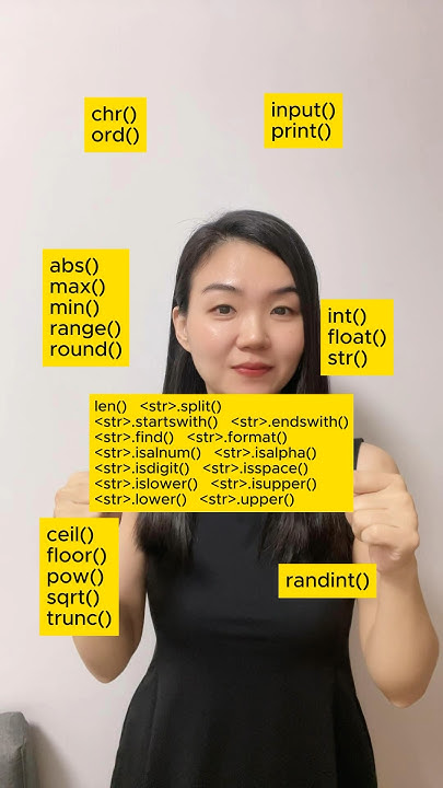 Python Built In Functions For O Level Computing Exams Olevel Computing Python Youtube