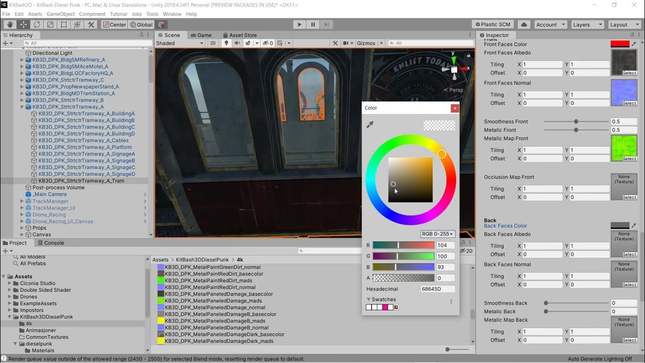 Double Sided Shader with separated side setup - YouTube