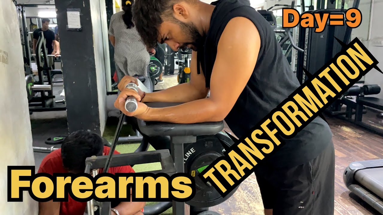 Forearm’s workout in gym | transformation day=9 | || personal vlogs ...