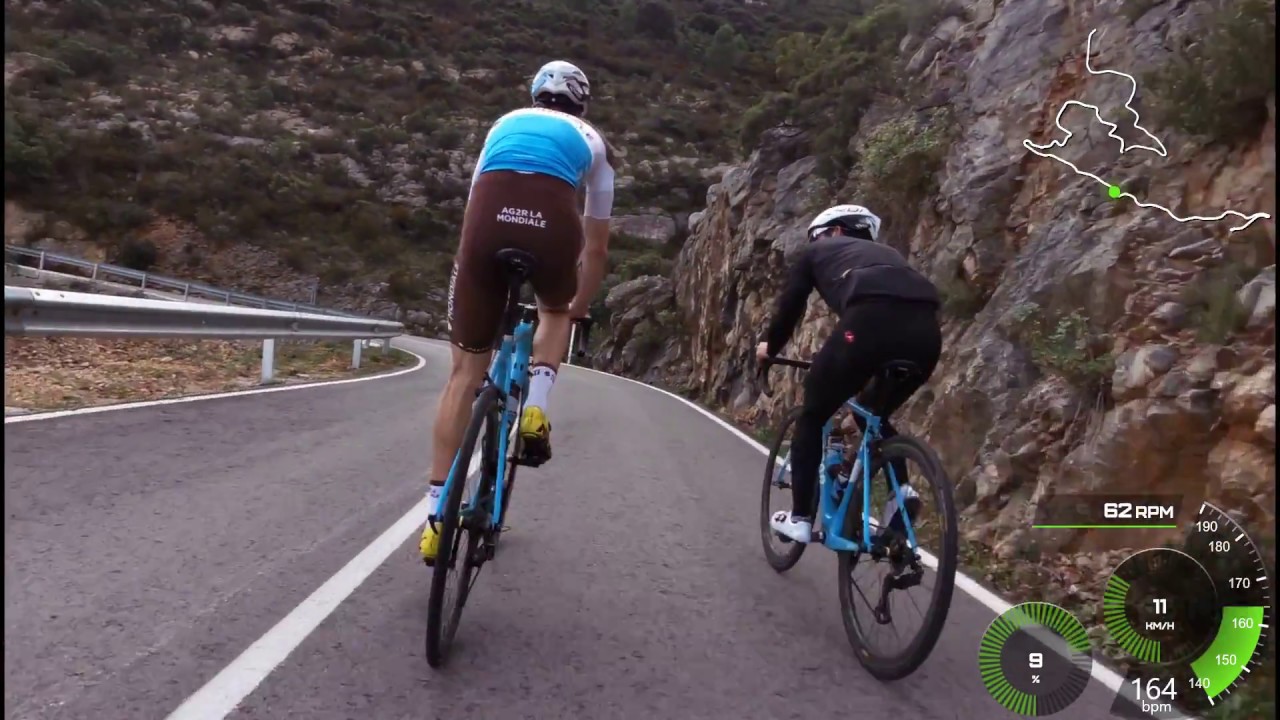 Whole Coll de Rates climb - YouTube